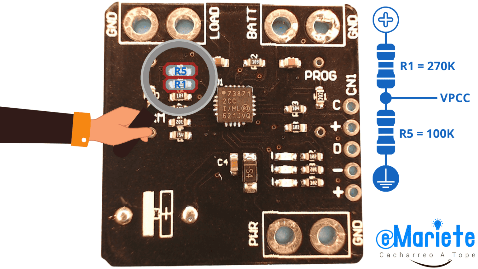 Add battery charger to ESP8266 and ESP32 (well done) - eMariete