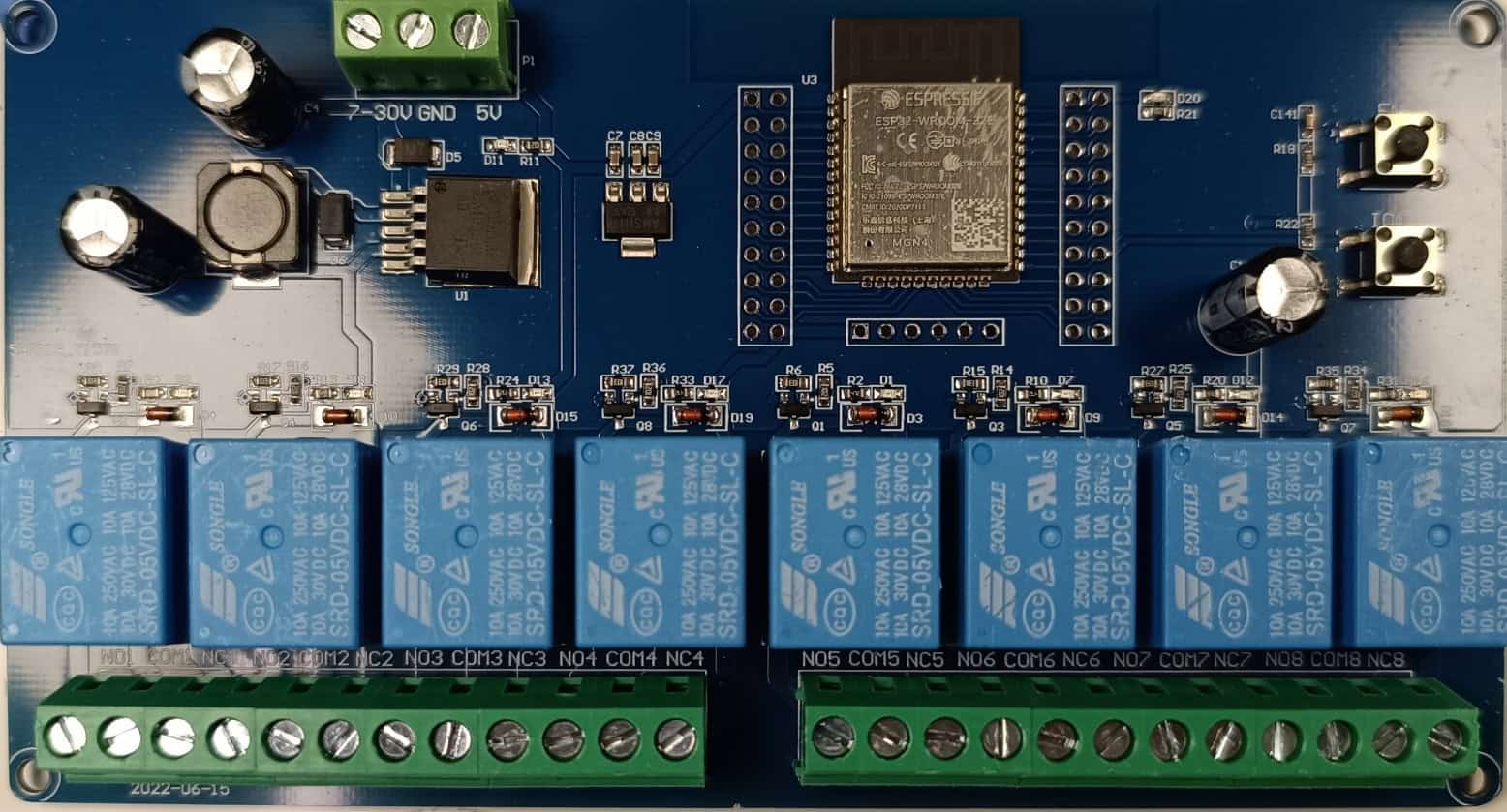 ESP32 Relay Board x8 - eMariete